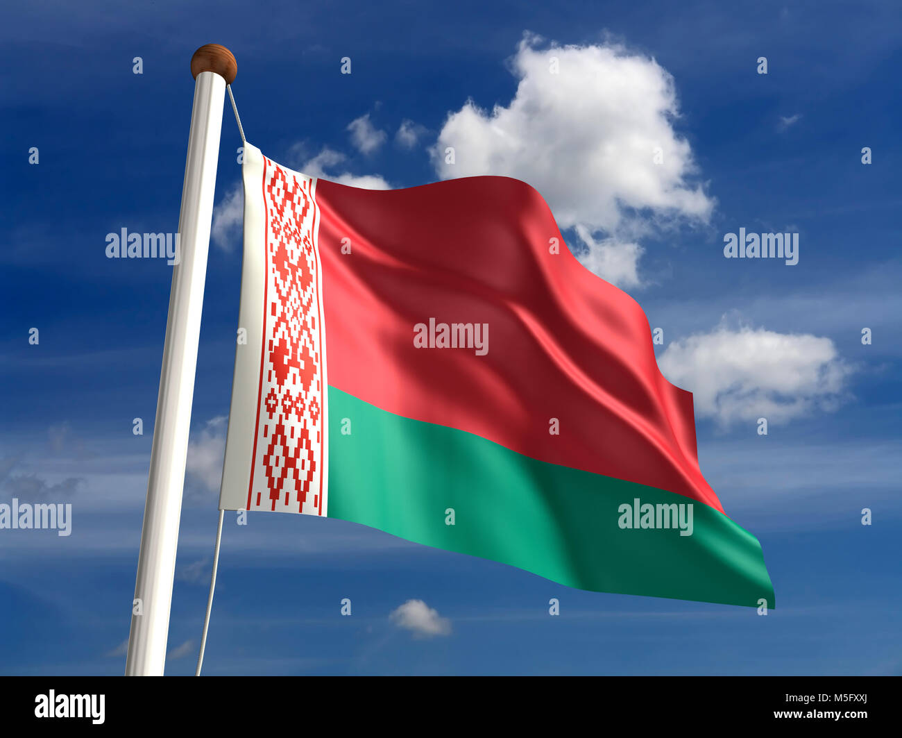 Belarus flag (with clipping path Stock Photo - Alamy