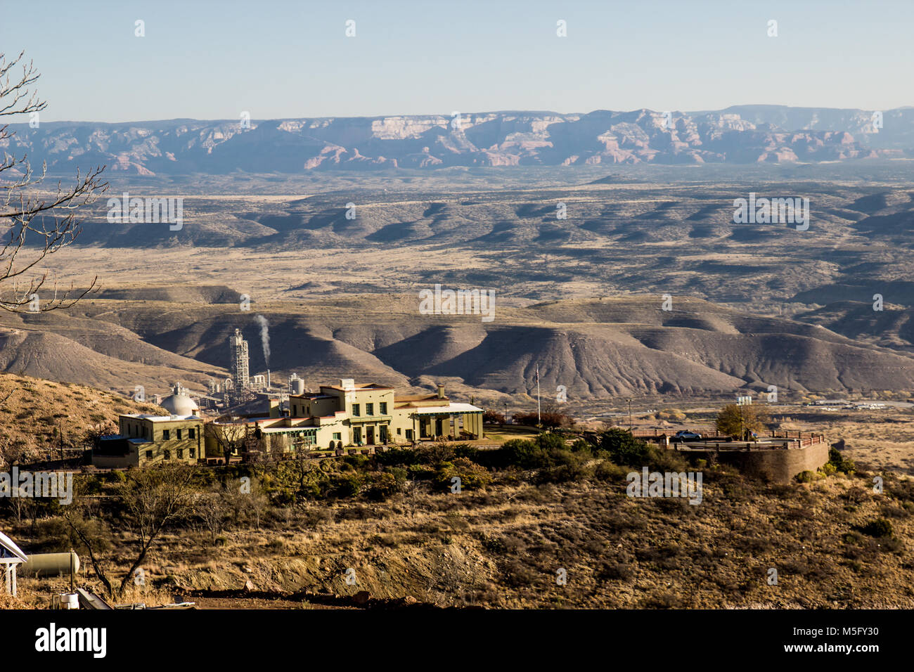Vintage Buildings In Arizona High Desert Stock Photo - Alamy