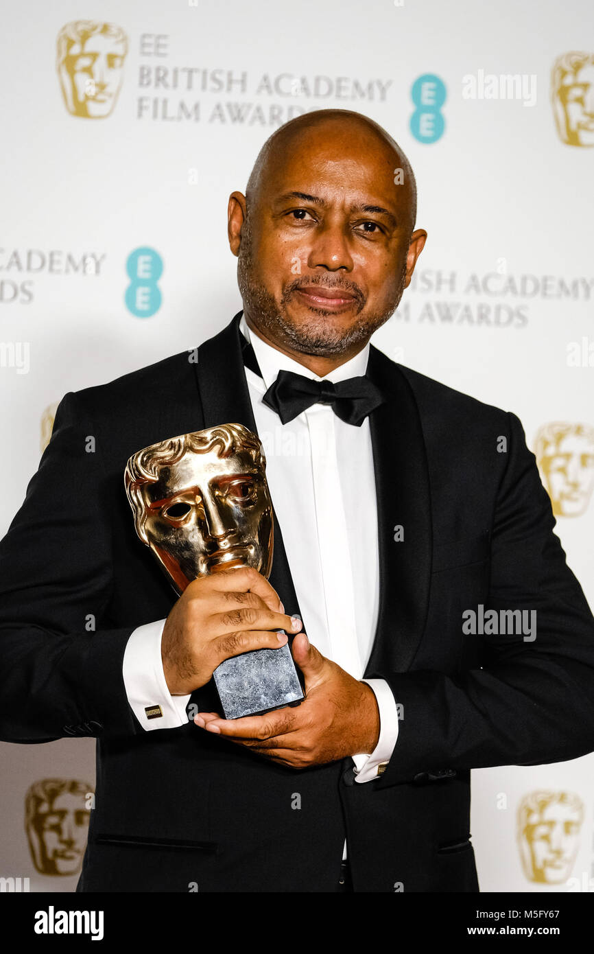 Raoul Peck backstage with their award for Documentary for the film I am ...