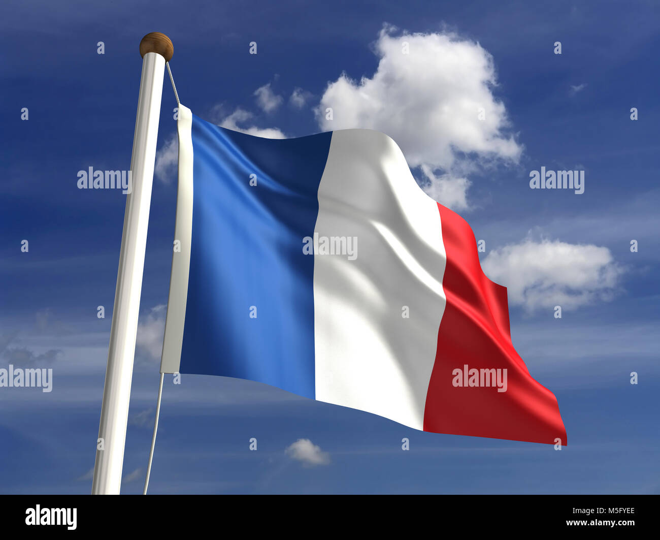 French Guiana flag (with clipping path Stock Photo - Alamy