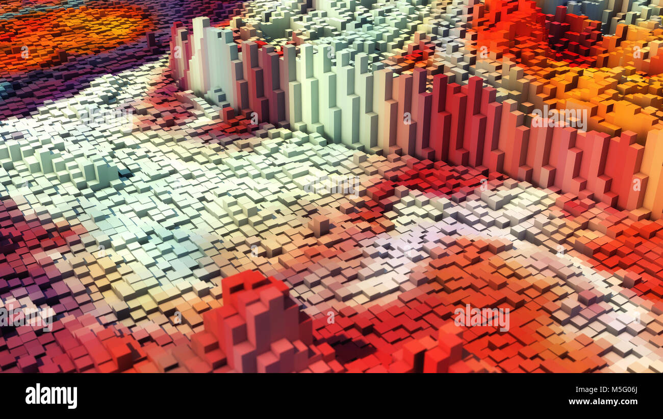 3D rendering. Abstract colorful background Stock Photo - Alamy