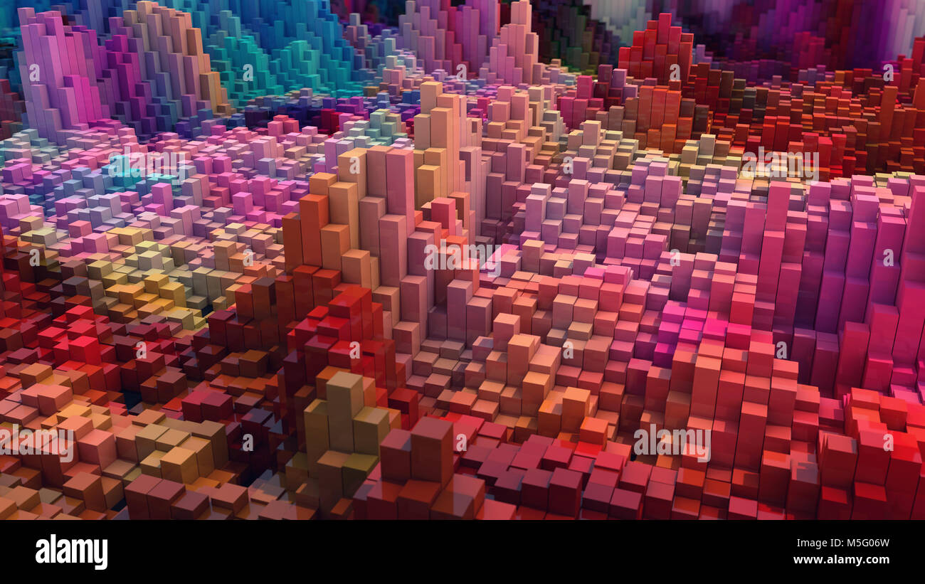 3D rendering. Abstract colorful background Stock Photo - Alamy