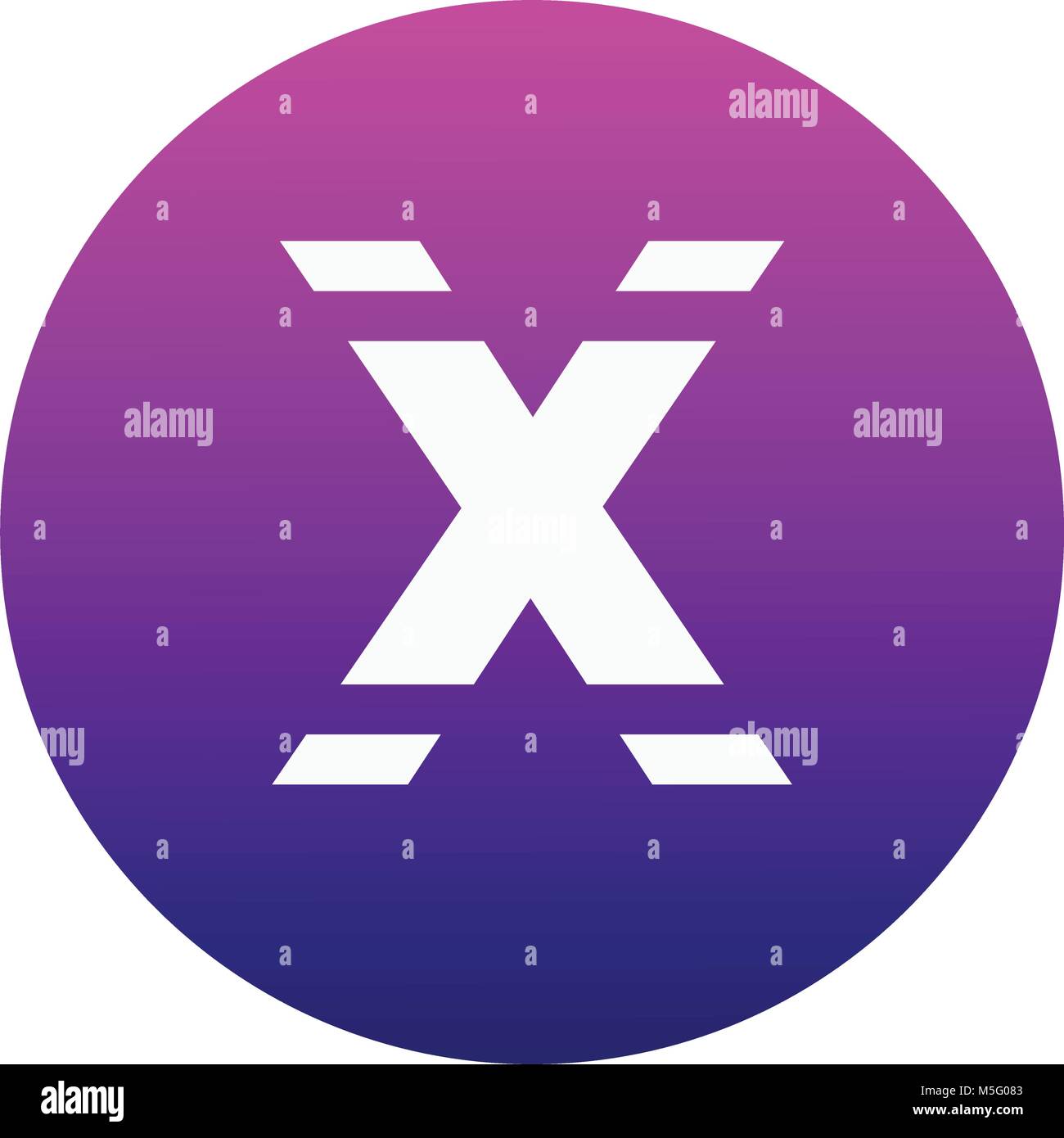 X logo vector font. Futuristic outline letter. High quality line single ...