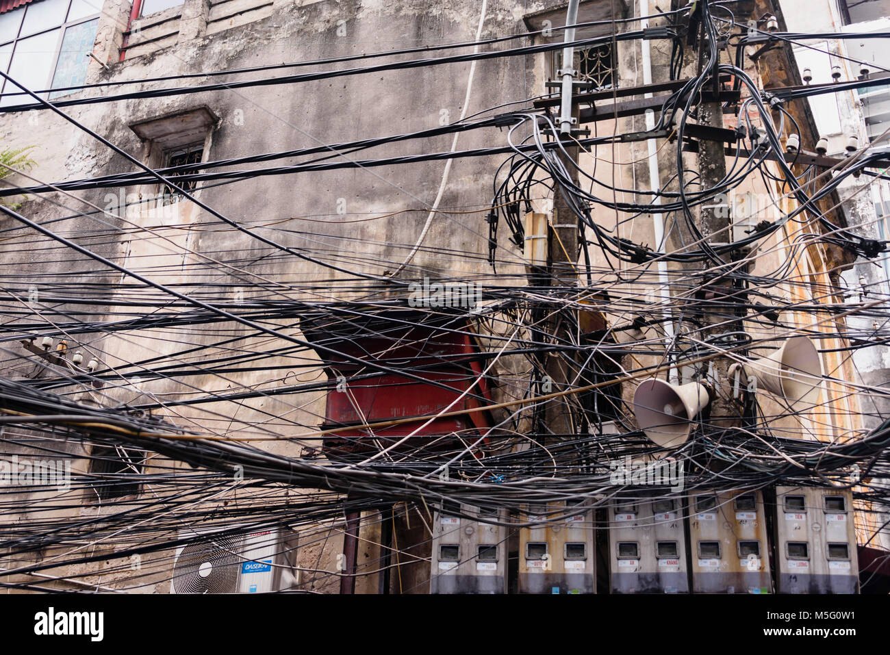 Power lines in vietnam hi-res stock photography and images - Alamy