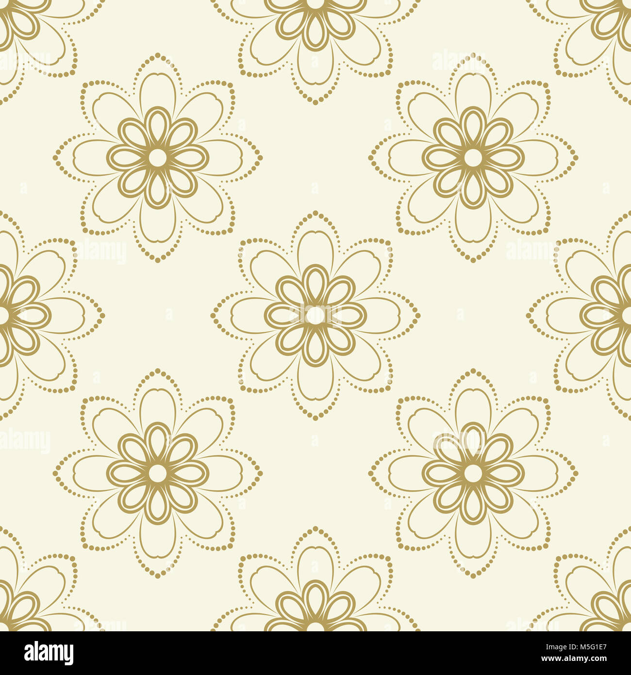 Floral Fine Seamless Pattern Stock Photo - Alamy
