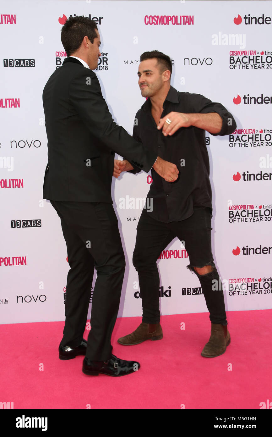 Sydney, Australia. 22nd February 2018. Jake Ellis, and Davey Lloyd, The ...