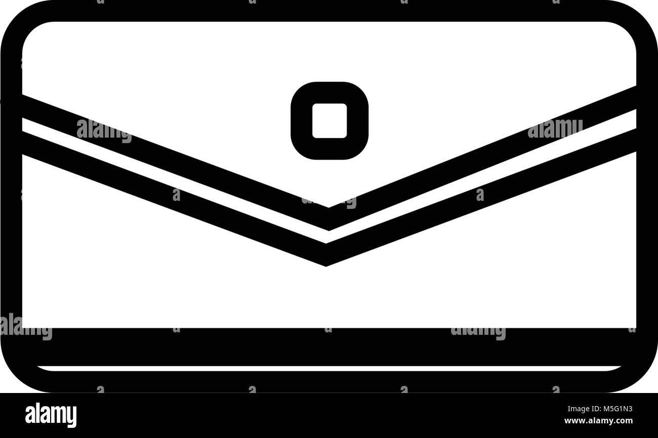 Sms message icon line outline style isolated on white background for ...