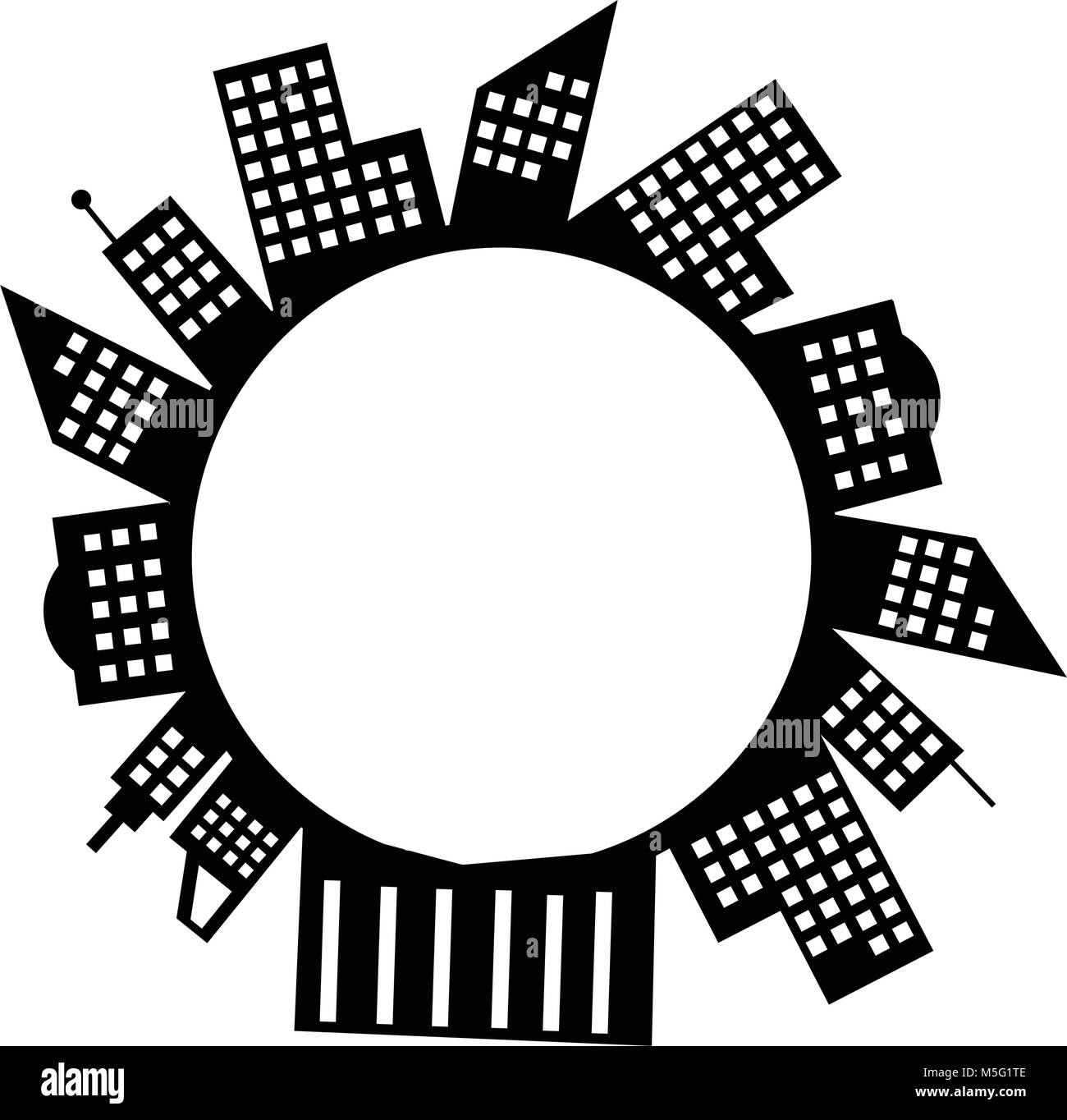 Draw circle vector vectors Black and White Stock Photos & Images - Alamy