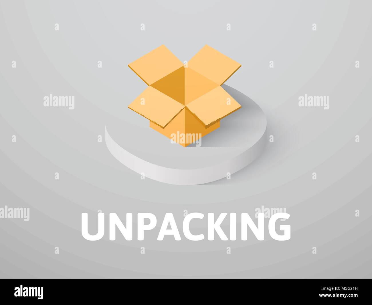 Unpack icon web design hi-res stock photography and images - Alamy
