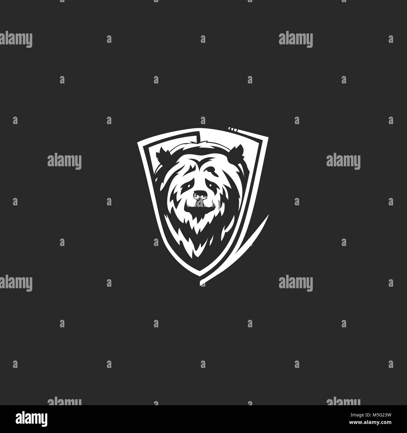 Bear illustration vintage Stock Vector Images - Alamy