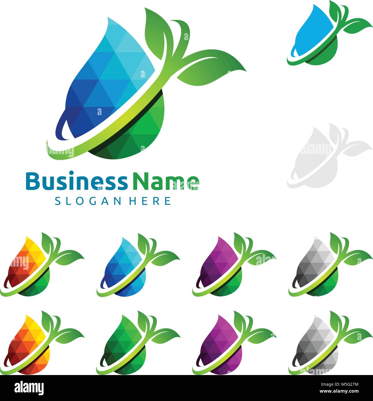 Water energies Stock Vector Images - Alamy