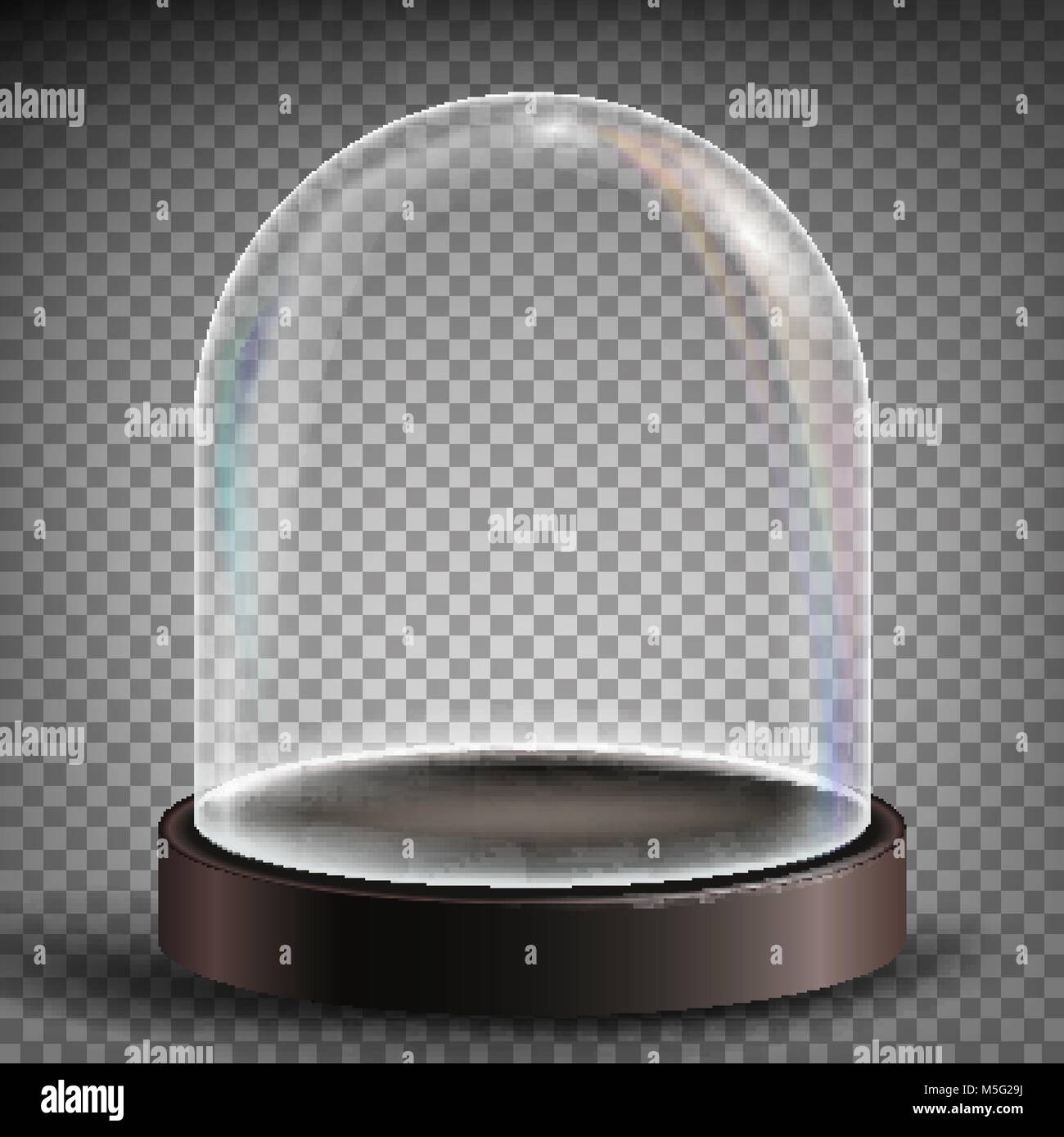 Dome Vector. Advertising, Presentation Design Glass Element. Empty ...