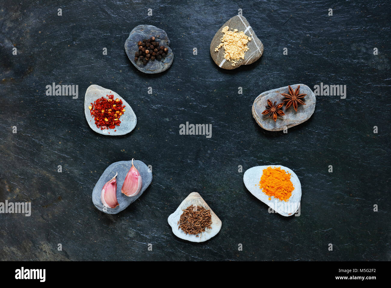 Slate pebbles hi-res stock photography and images - Alamy