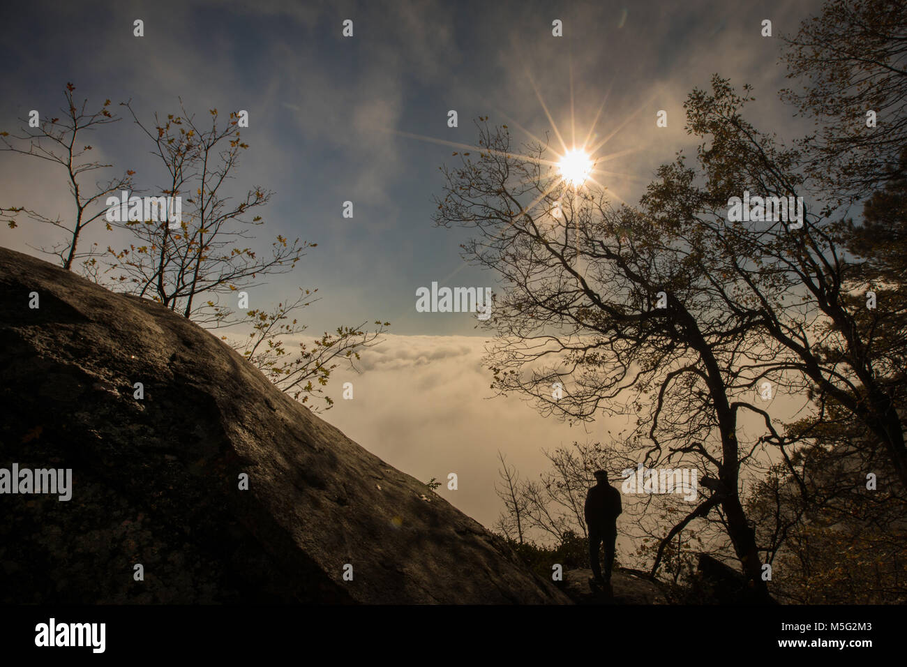 Man And Nature Stock Photo - Alamy