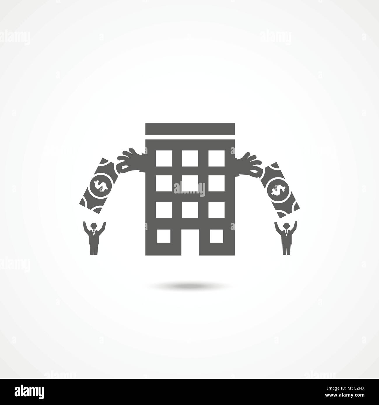 Investment company icon Stock Vector Image & Art - Alamy