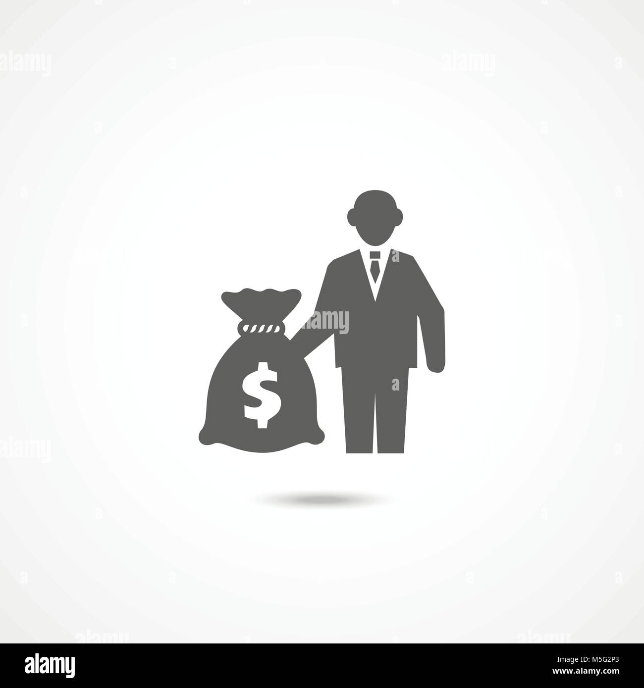 Investor icon on white Stock Vector Image & Art - Alamy