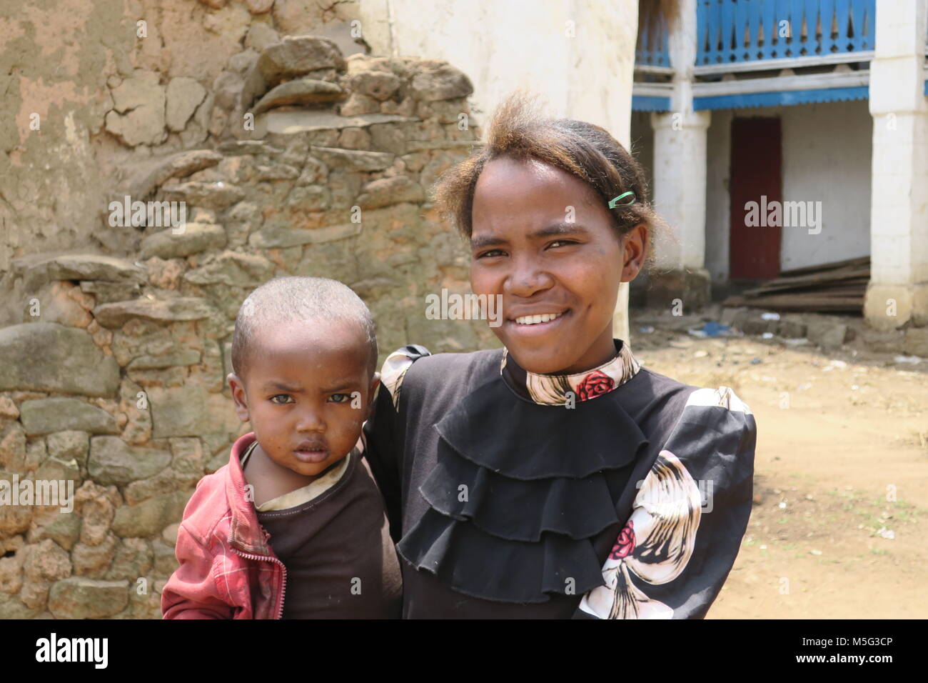 Cute kids of Madagascar Stock Photo - Alamy