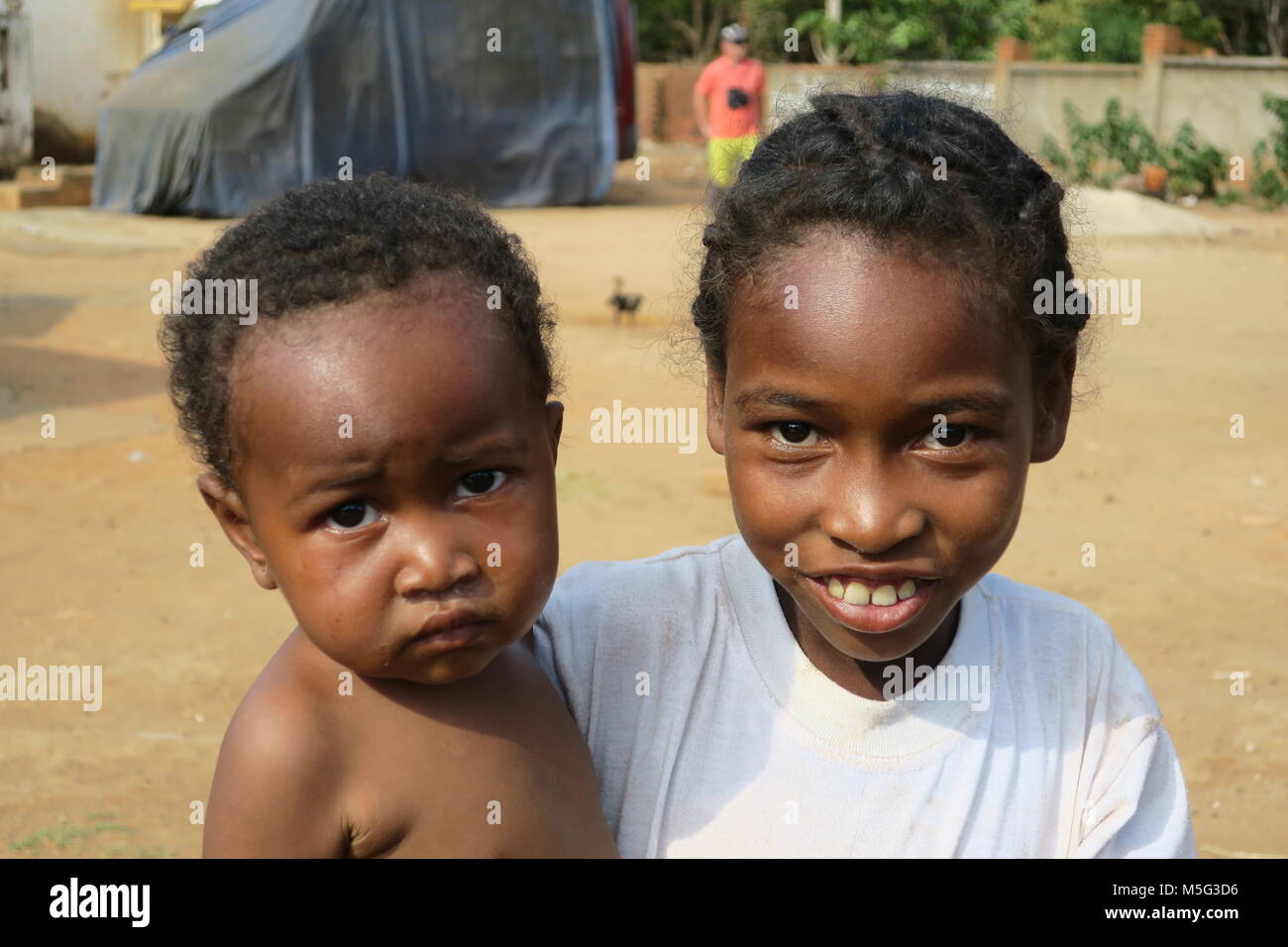 Cute kids of Madagascar Stock Photo - Alamy