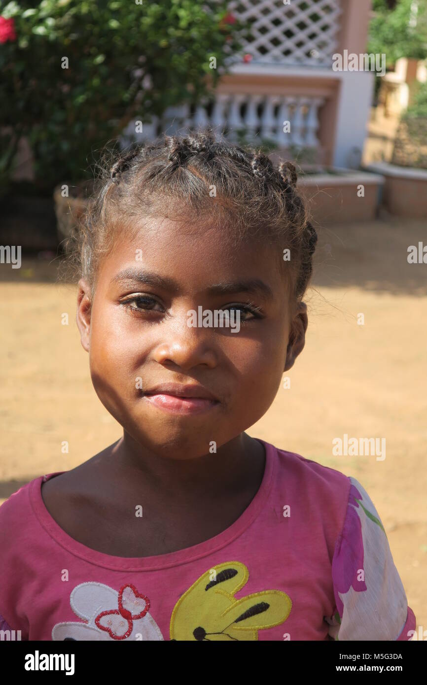 Cute kids of Madagascar Stock Photo - Alamy