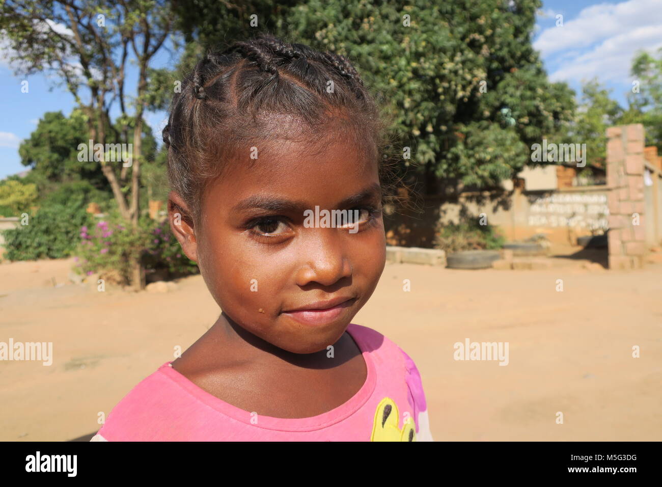 Cute kids of Madagascar Stock Photo - Alamy