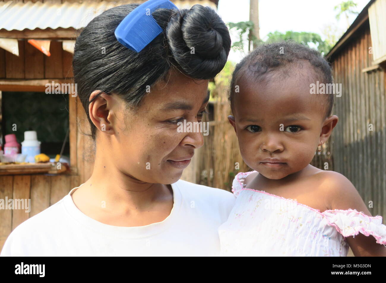 Cute kids of Madagascar Stock Photo - Alamy