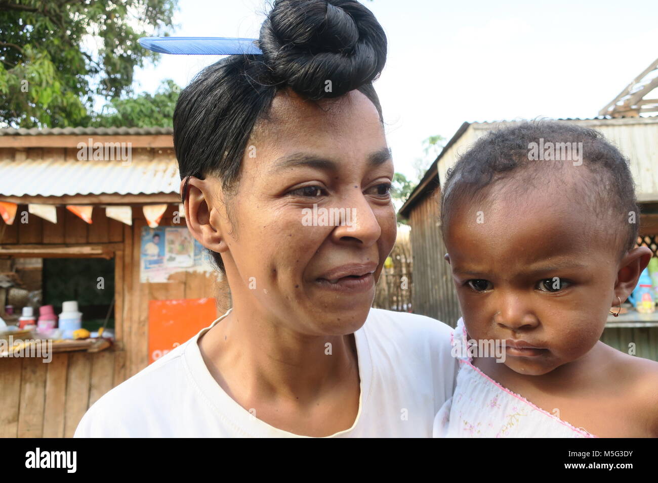 Cute kids of Madagascar Stock Photo - Alamy