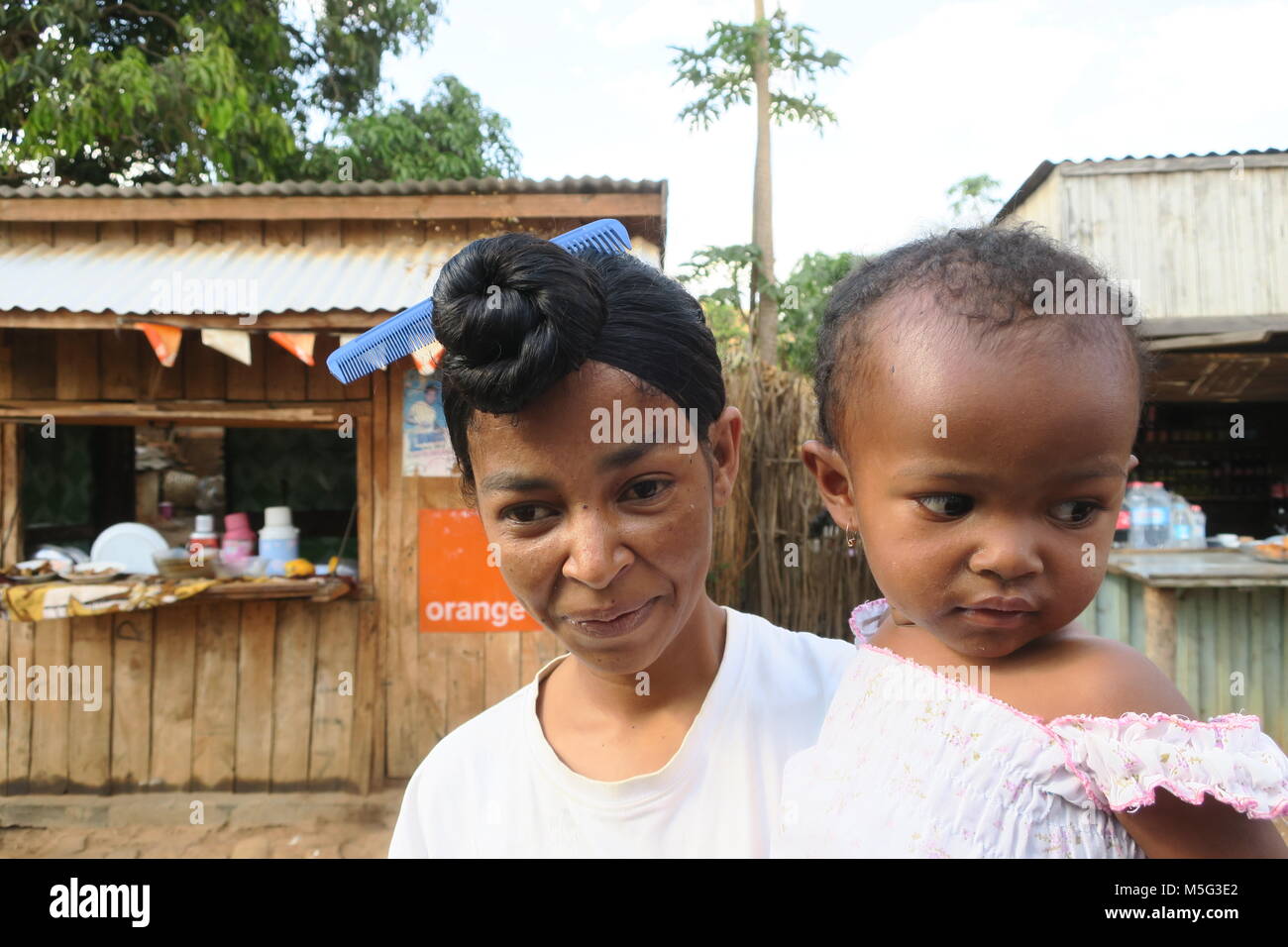 Cute kids of Madagascar Stock Photo - Alamy