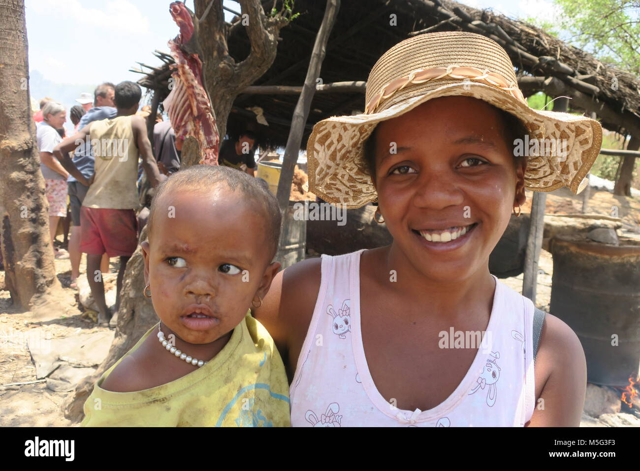 Cute kids of Madagascar Stock Photo - Alamy