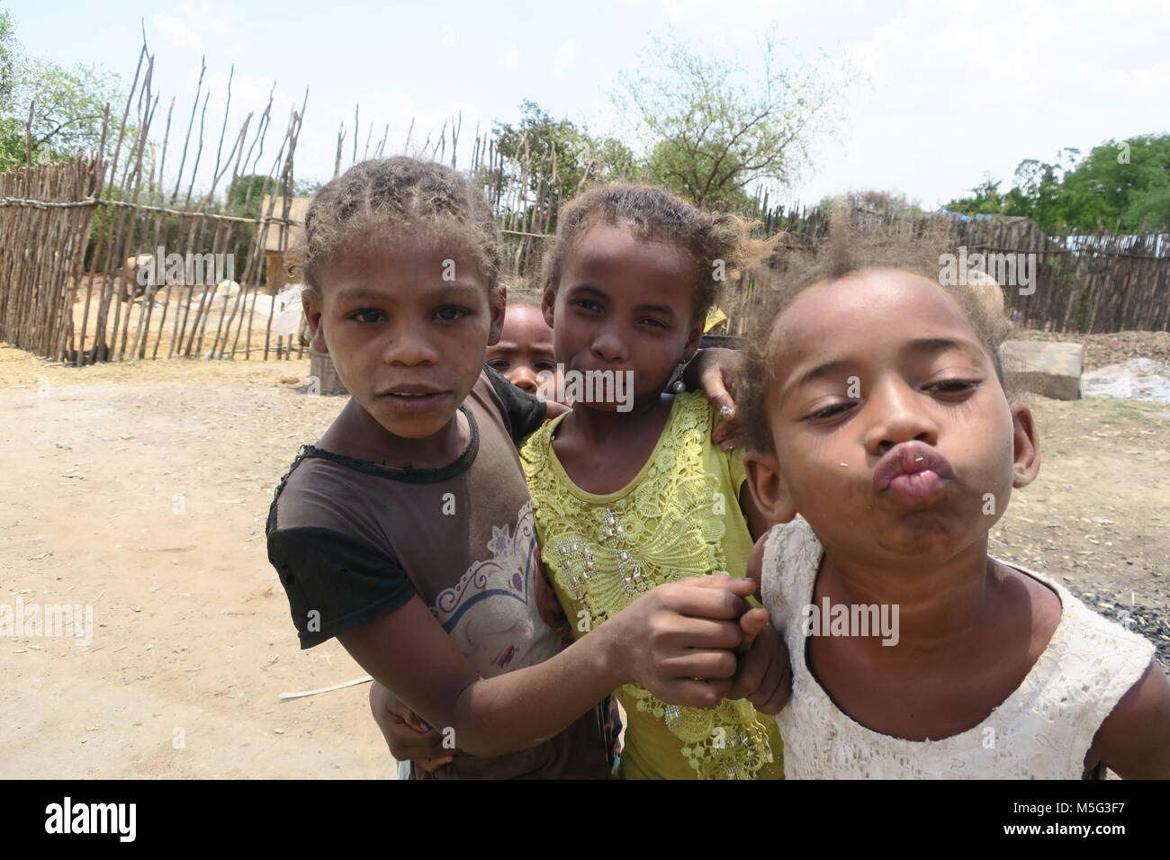 Cute kids of Madagascar Stock Photo - Alamy