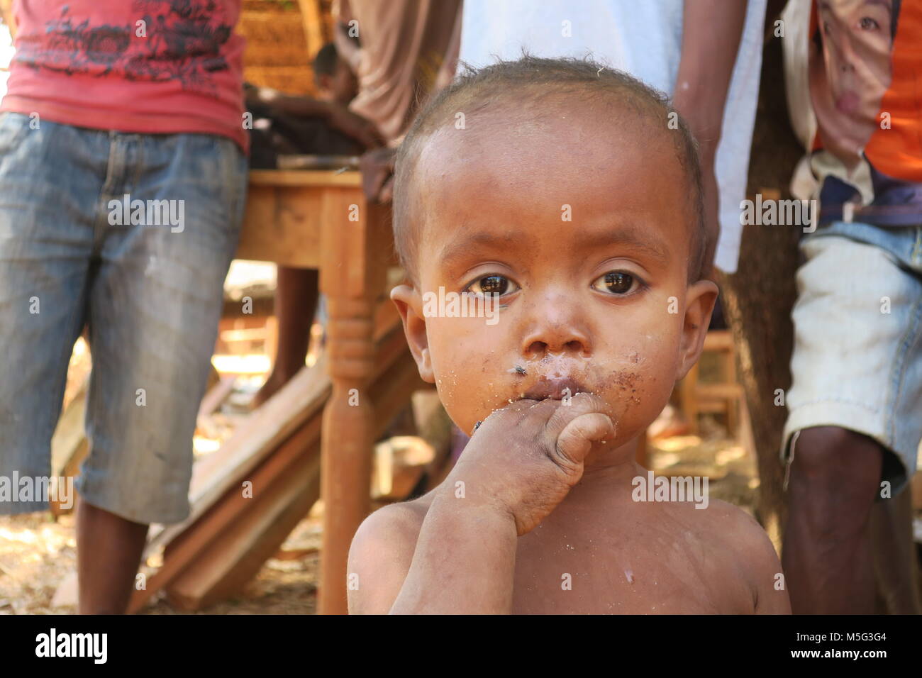 Cute kids of Madagascar Stock Photo - Alamy