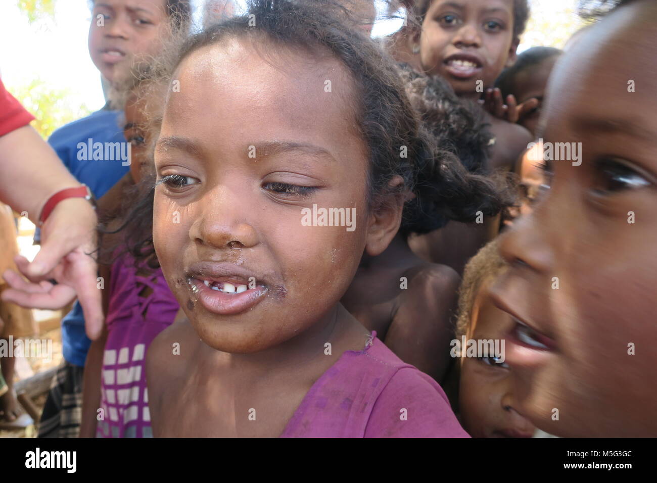Cute kids of Madagascar Stock Photo - Alamy