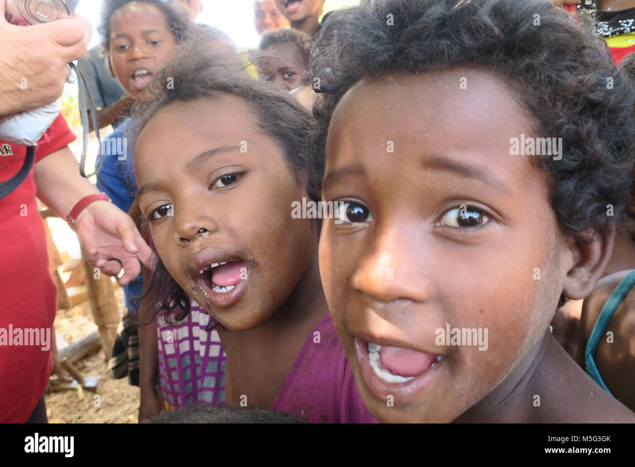 Cute kids of Madagascar Stock Photo - Alamy