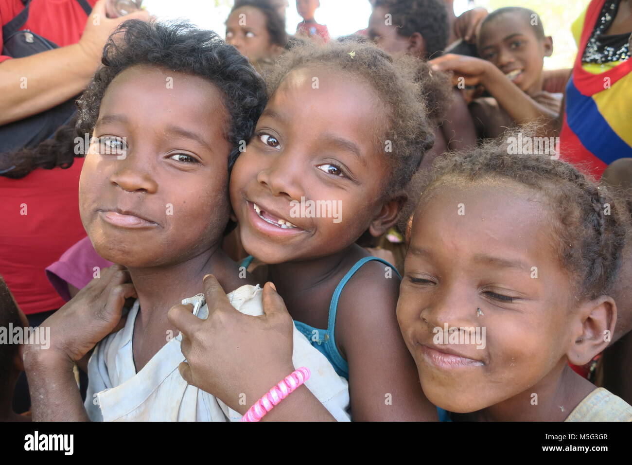 Cute kids of Madagascar Stock Photo - Alamy