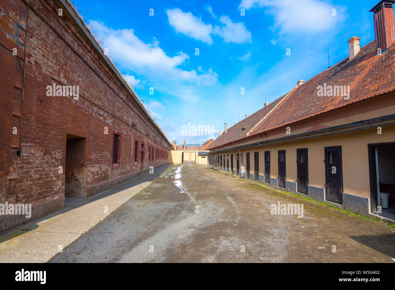The Terezin Memorial was a medieval military fortress that was used as ...