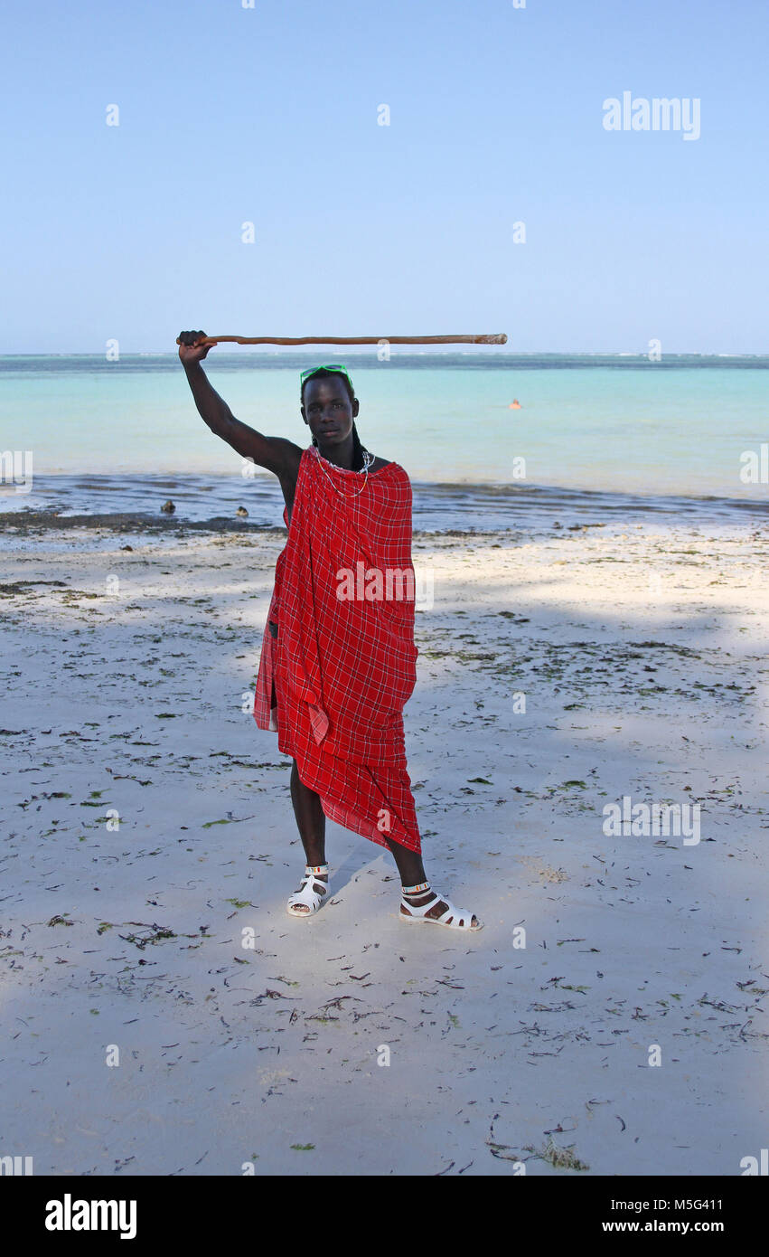 African man walking stick hi-res stock photography and images - Alamy