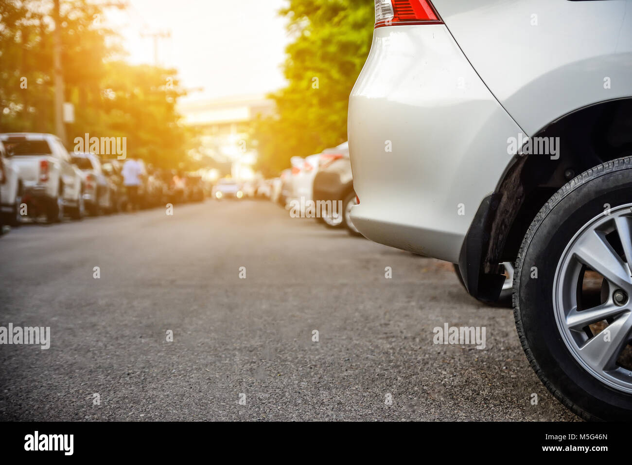 Car driving on highway road Stock Photo - Alamy