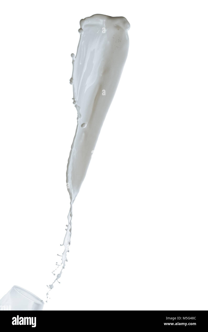 splash of milk Stock Photo - Alamy
