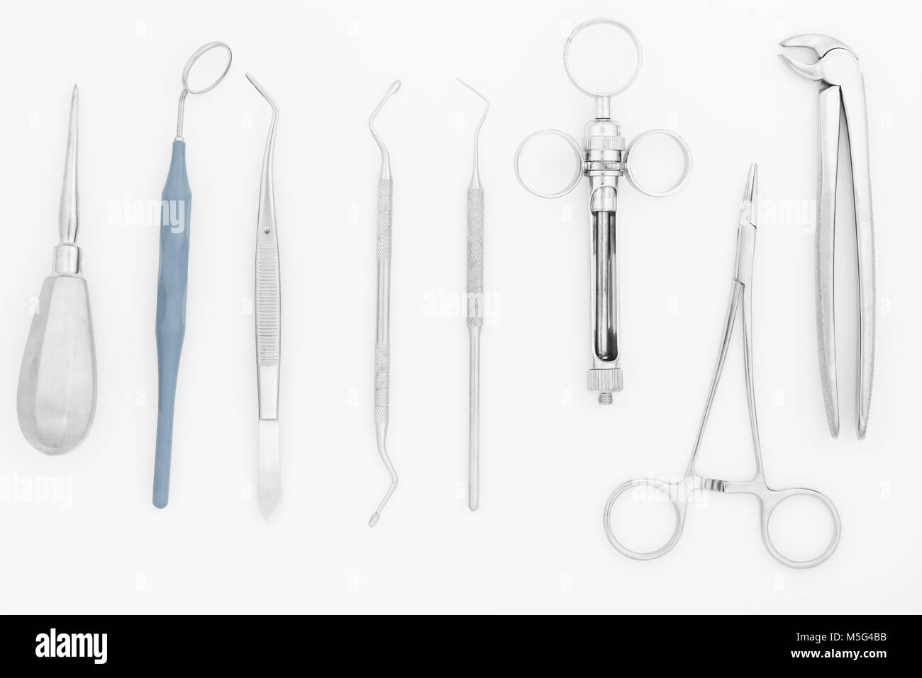 set of dental instruments Stock Photo - Alamy
