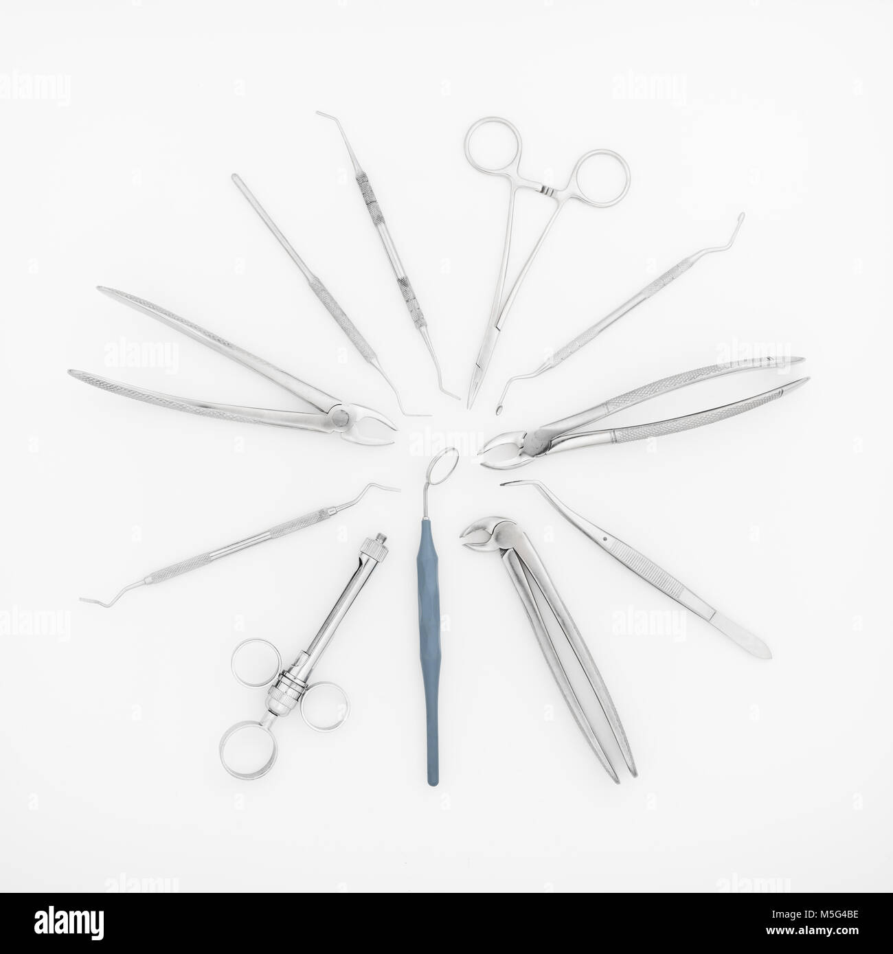 set of dental instruments Stock Photo - Alamy
