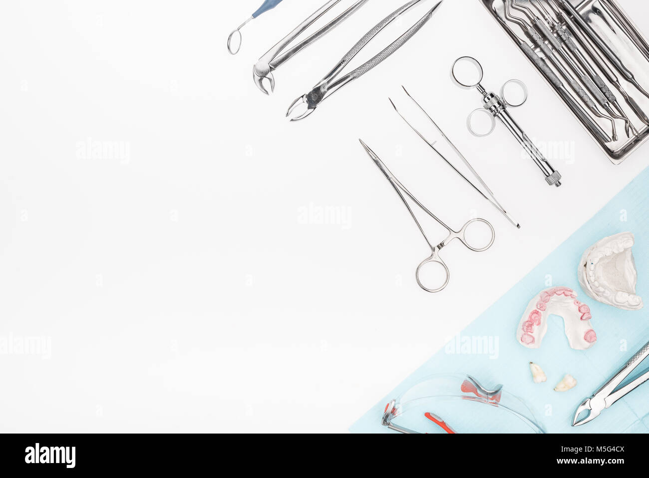 set of dental tools Stock Photo - Alamy