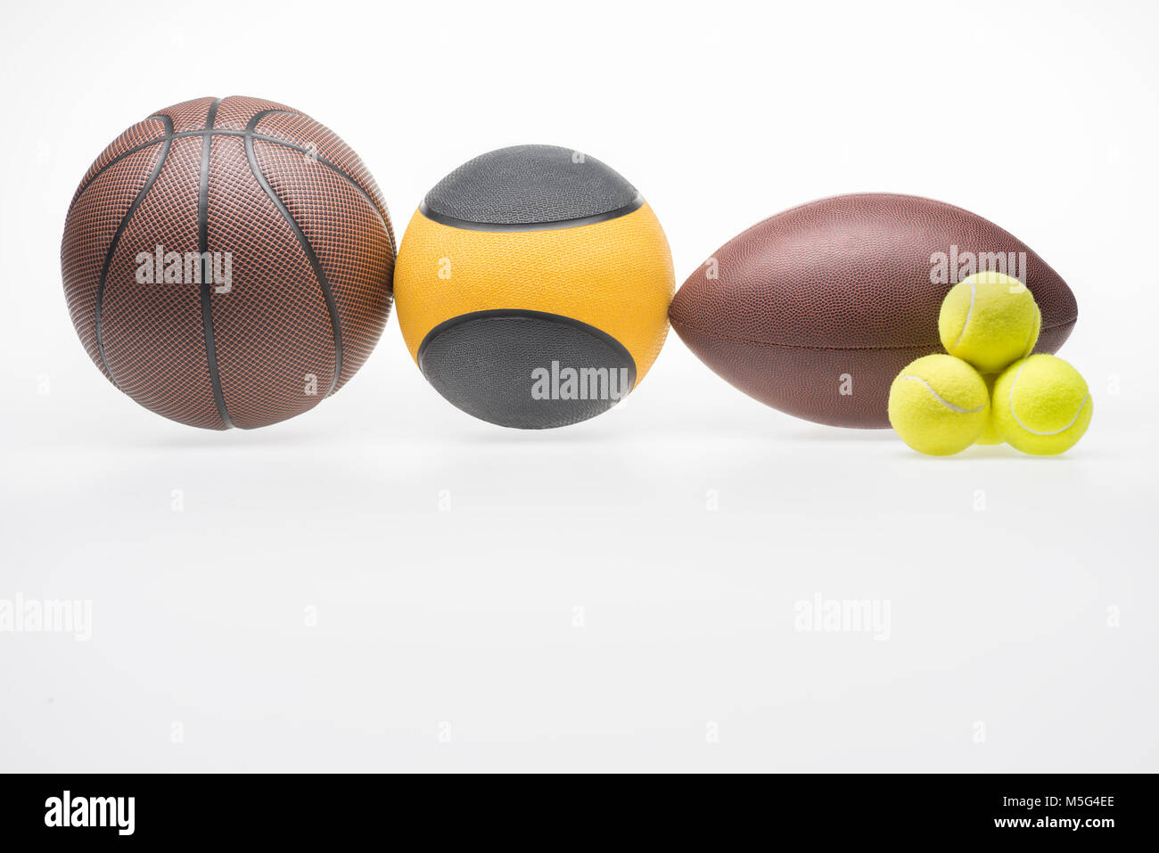 Row tennis balls hi-res stock photography and images - Alamy