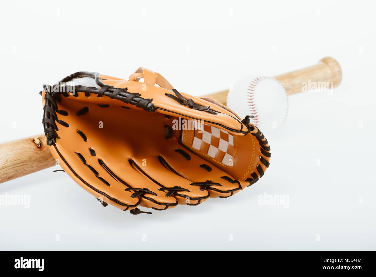 baseball equipment and mitt Stock Photo - Alamy