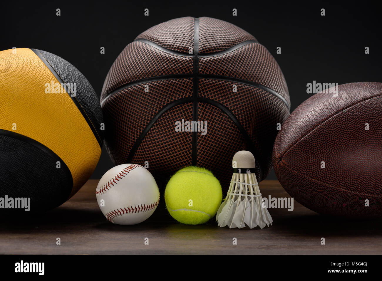 Various sports balls hi-res stock photography and images - Alamy