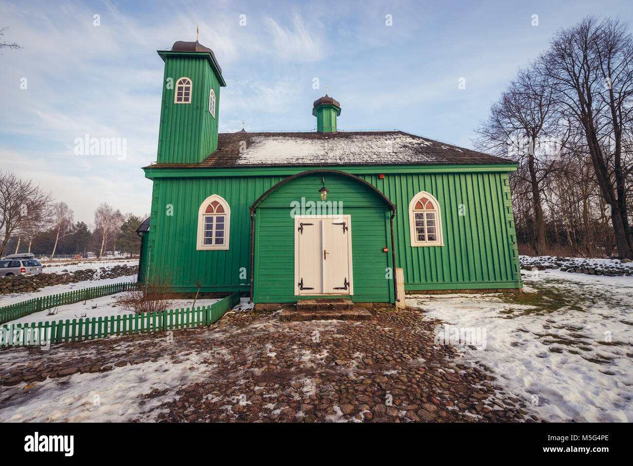Mosque in Kruszyniany village, former Polish Tatars settlement within ...