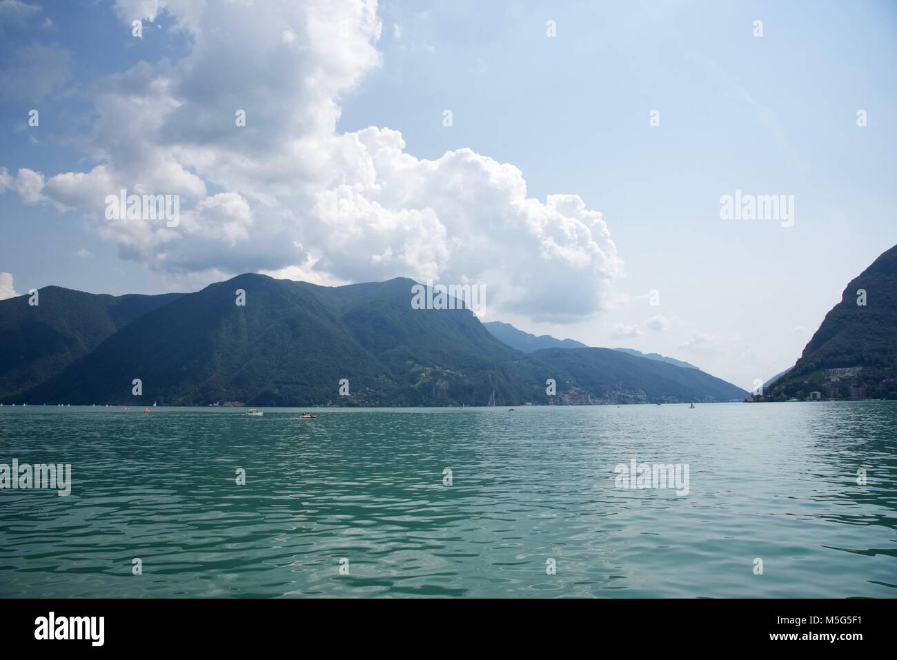 Lugano panoramic view hi-res stock photography and images - Alamy
