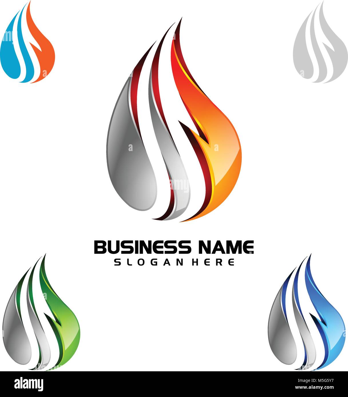 Vector logo hi blue Cut Out Stock Images & Pictures - Alamy