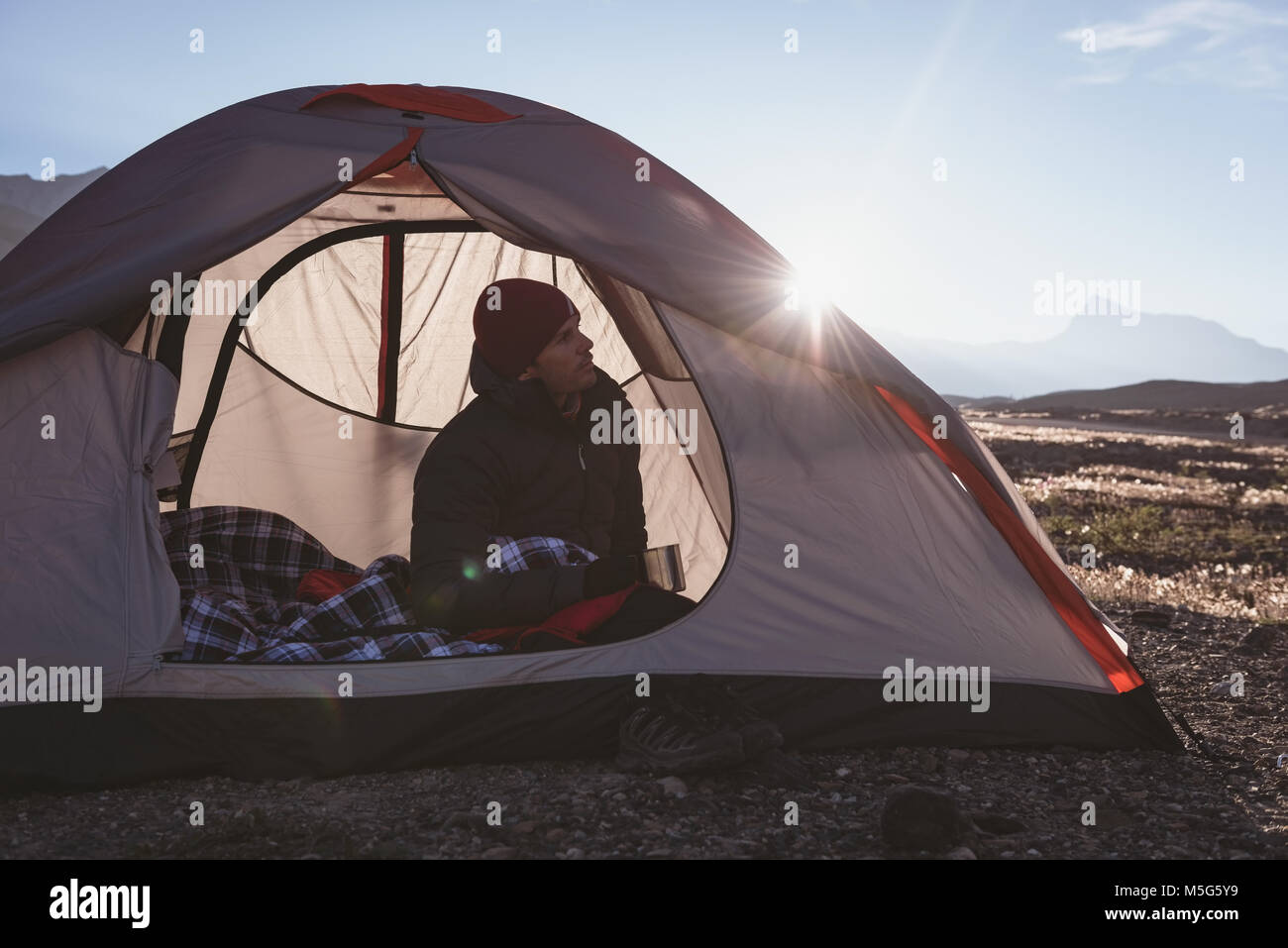 Sunny tent hi-res stock photography and images - Alamy