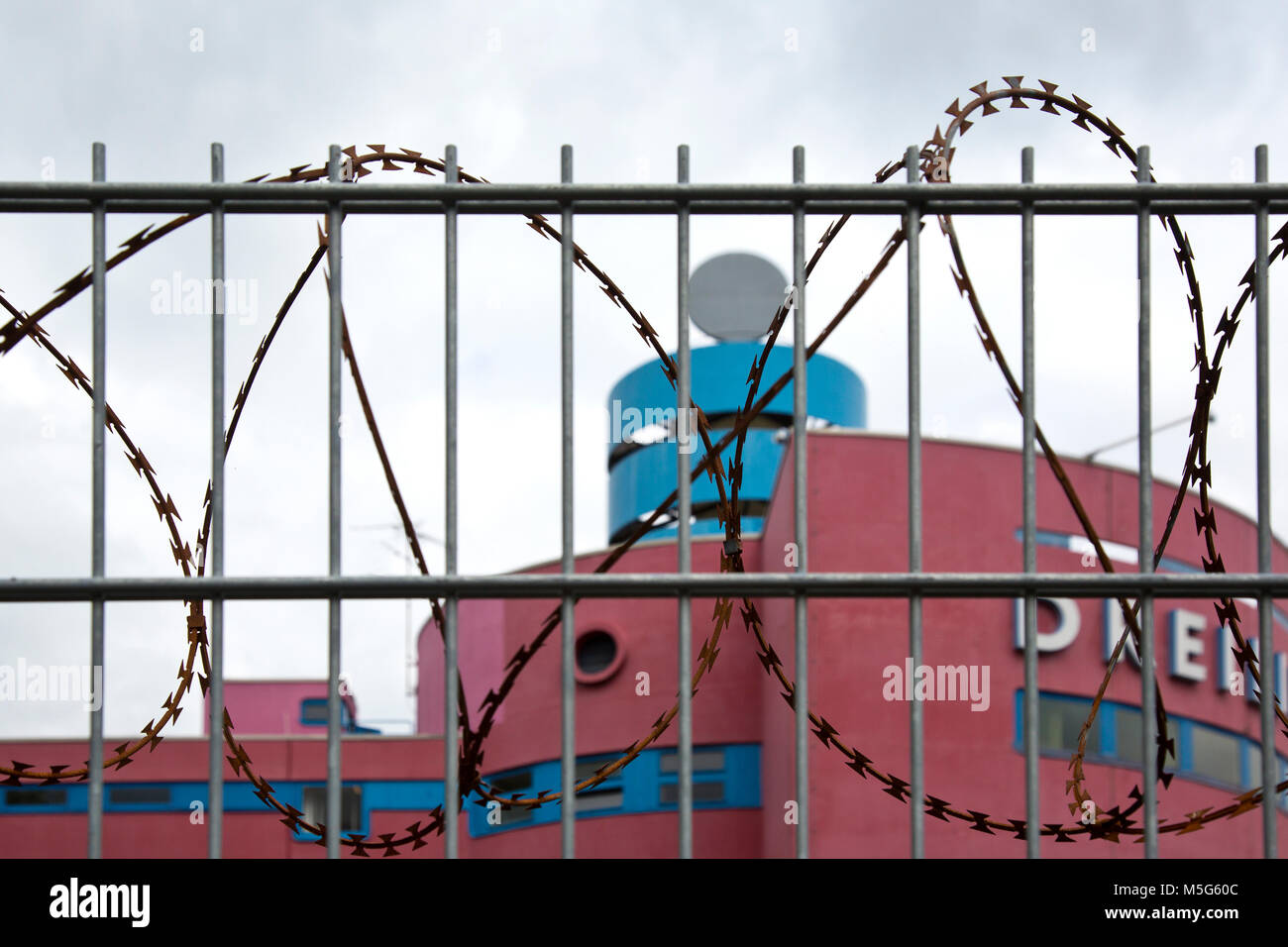 Berlin, Germany - May 24, 2017: Former Checkpoint Bravo or Checkpoint B ...
