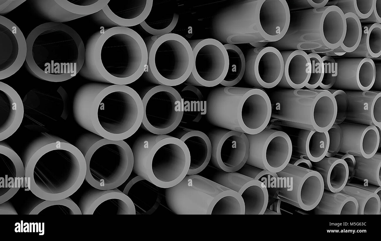Abstract background with Iron pipes Stock Photo - Alamy