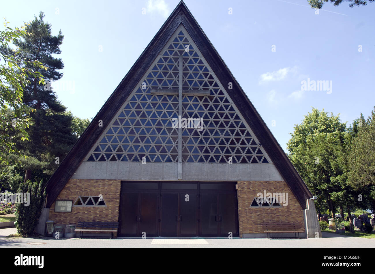 mourning hall, Taunusstein Stock Photo - Alamy